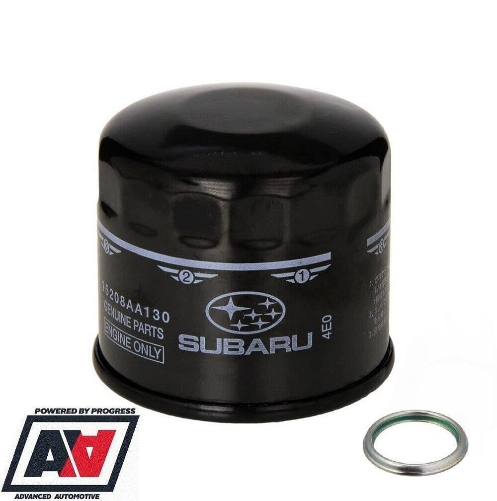 Genuine Original Black Oil Filter & Sump Washer Subaru BRZ & Forester ...