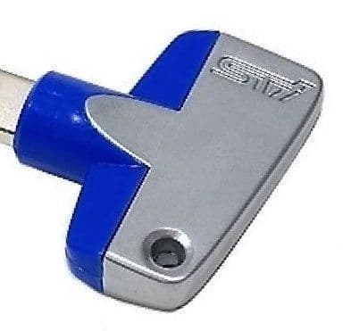 GENUINE Subaru Titanium STI Key Blank Fits Impreza Forester Legacy ...