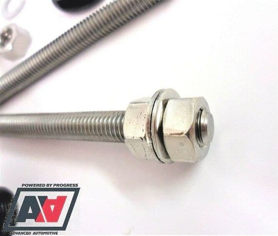 Grayston Black Push Button Bonnet Boot Pin Kit Alloy & Stainless Steel ...