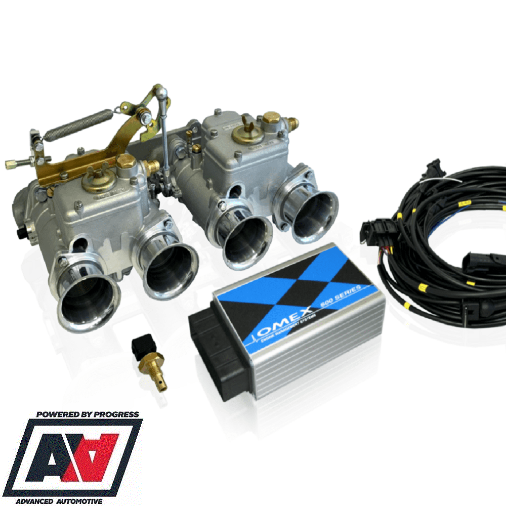 JENVEY HERITAGE 45mm Throttle Bodies And Omex 600 ECU Kit - Ford X/Flow ...