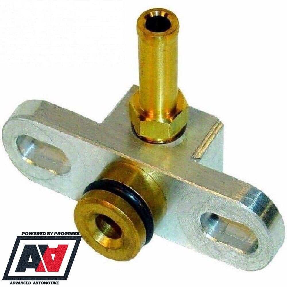 Mitsubishi EVO Lancer V4 To V8 Fuel Rail To Remote Regulator Adaptor AD ...