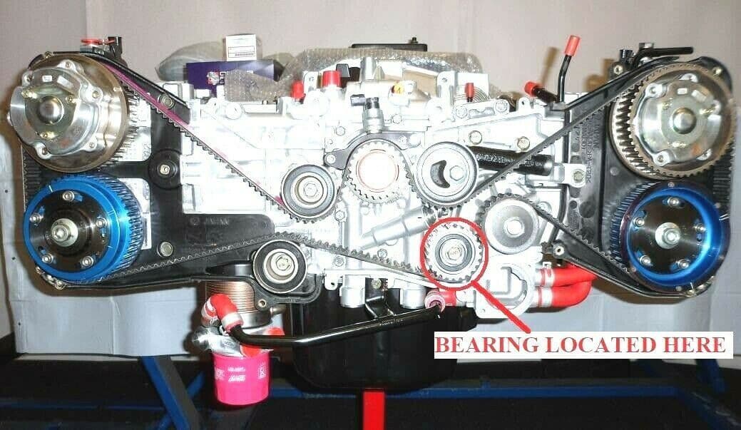 OE NSK Timing Belt Toothed Idler Pulley Bearing For All Subaru EJ ...