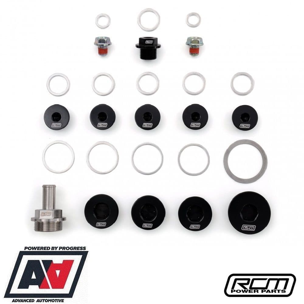RCM Engine Block Oil Gallery Blanking Plug Set For Subaru EJ20 EJ22 ...