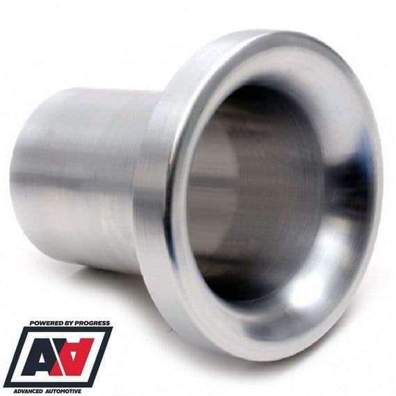 RCM Induction Trumpet Spun Aluminium 100mm Pipe 160mm Air Filter ...