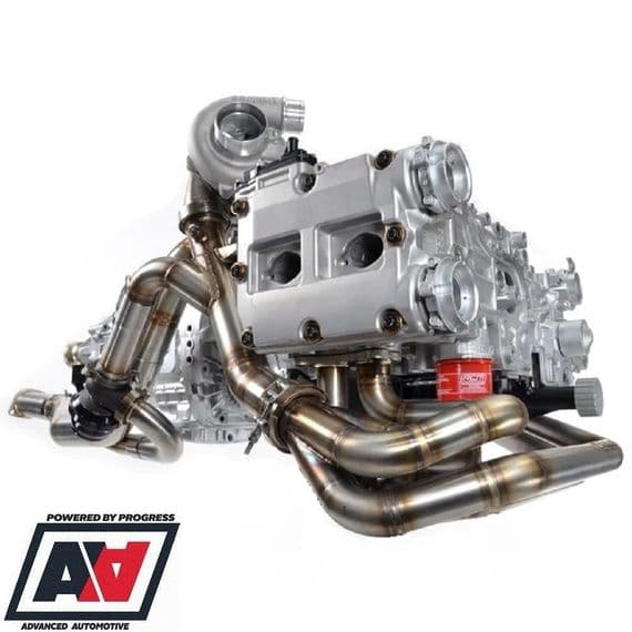 RCM MOTORSPORT V-BAND ROTATED TURBO PIPEWORK KIT-PRECISION TURBO ...