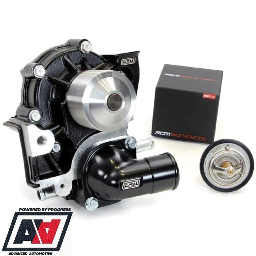 RCM SUBARU BLACK SERIES WATER PUMP & 70 DEGREE THERMOSTAT - 3 PORT ...