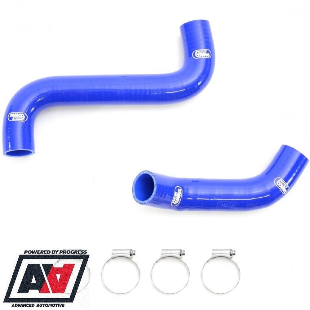 Samco Top & Bottom Blue Radiator Hose Kit Subaru Impreza STi WRX STI 01 ...