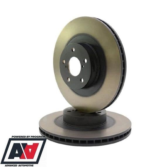 SUBARU IMPREZA STI RA SPEC C GRAVEL FRONT BRAKE DISCS PAIR | Advanced ...