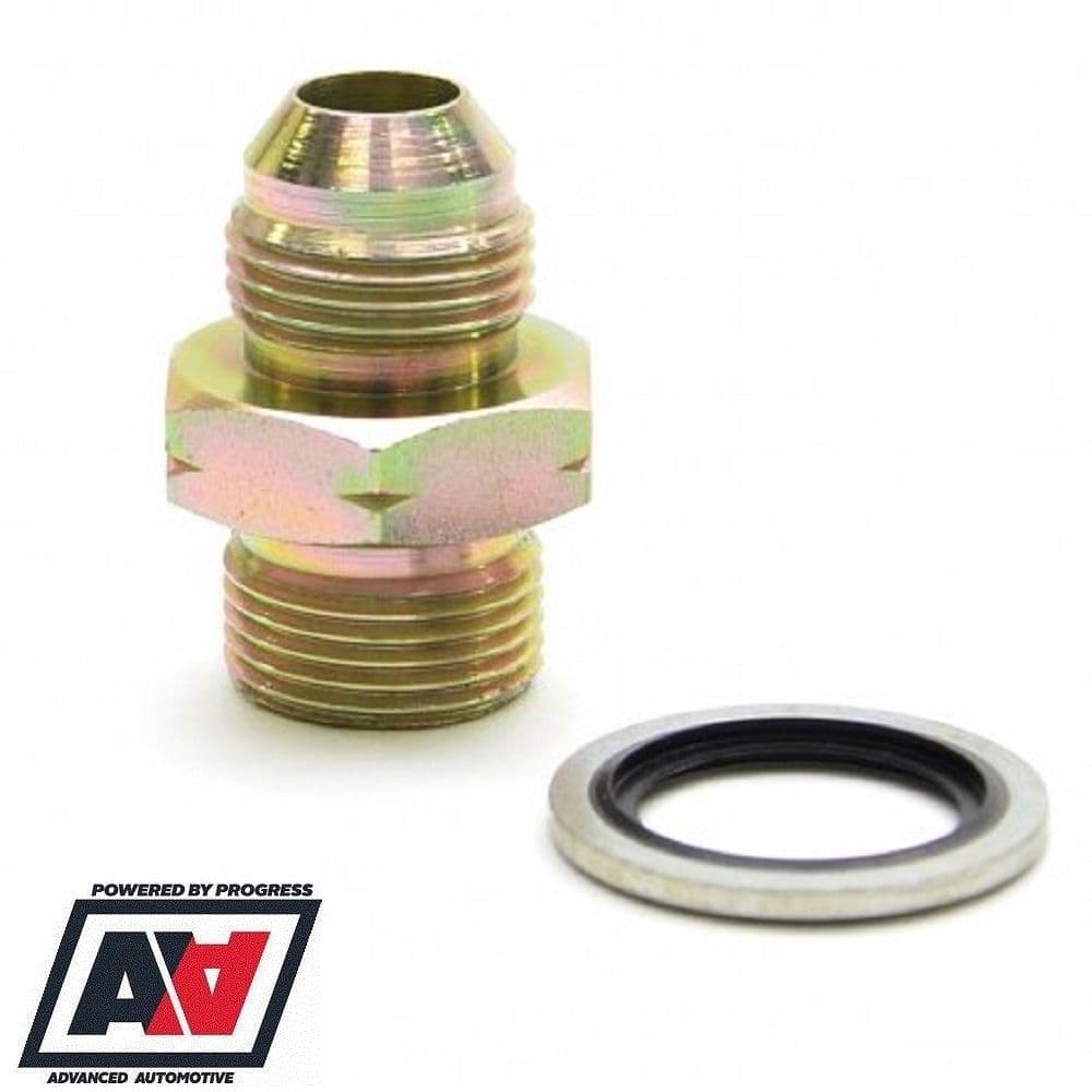 Subaru Sump Catch Tank Oil Drain Back AN8 Male Adaptor | Advanced ...