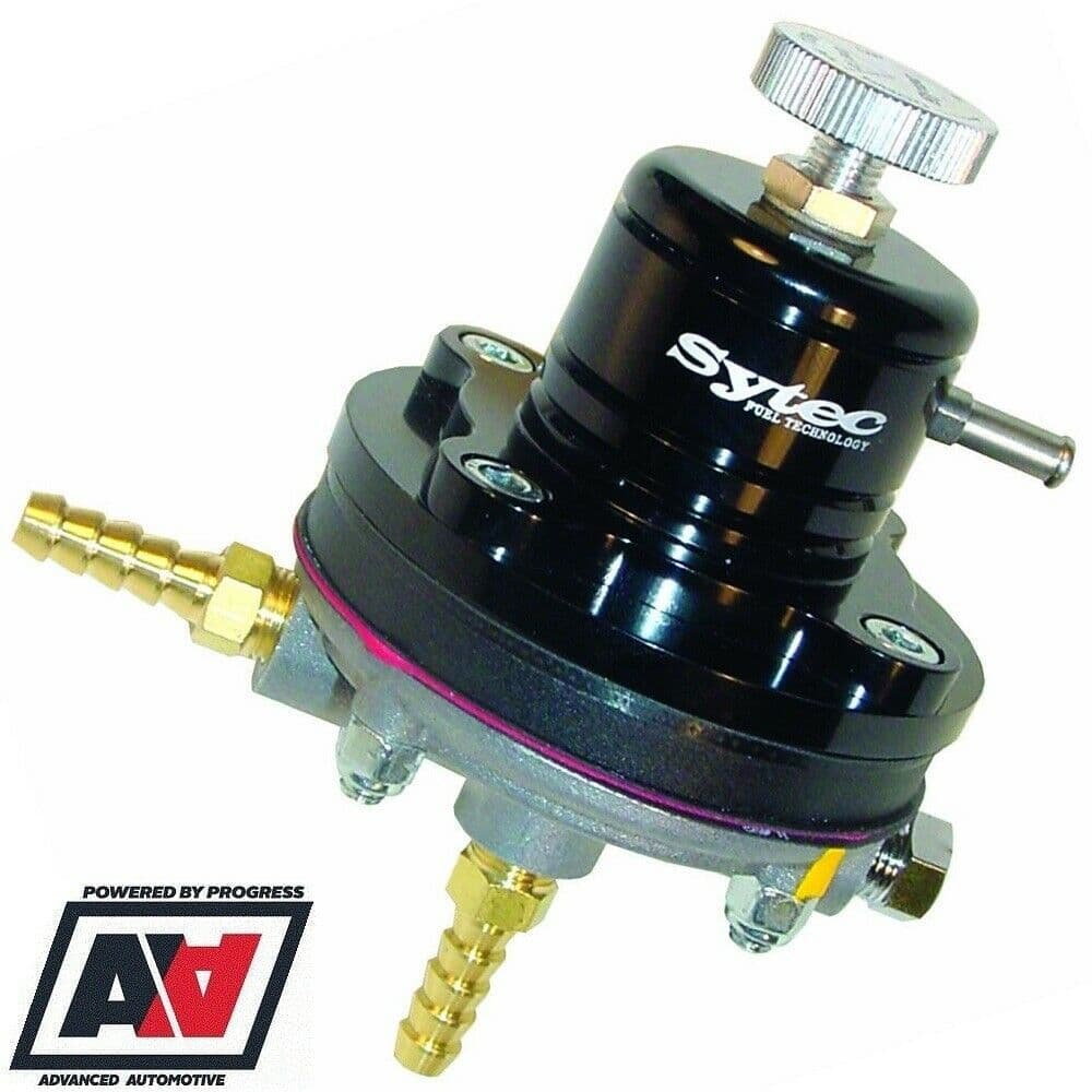 Sytec Motorsport Black MSV Adjustable Fuel Pressure Regulator 6 BAR 8mm ...
