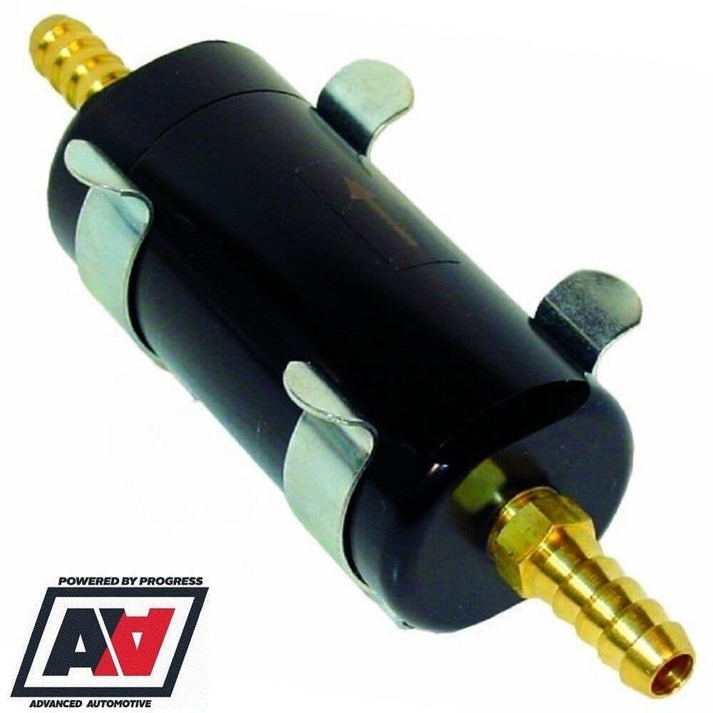 Sytec Motorsport Small In Line Fuel Filter 6mm Tails Carb Fuel ...