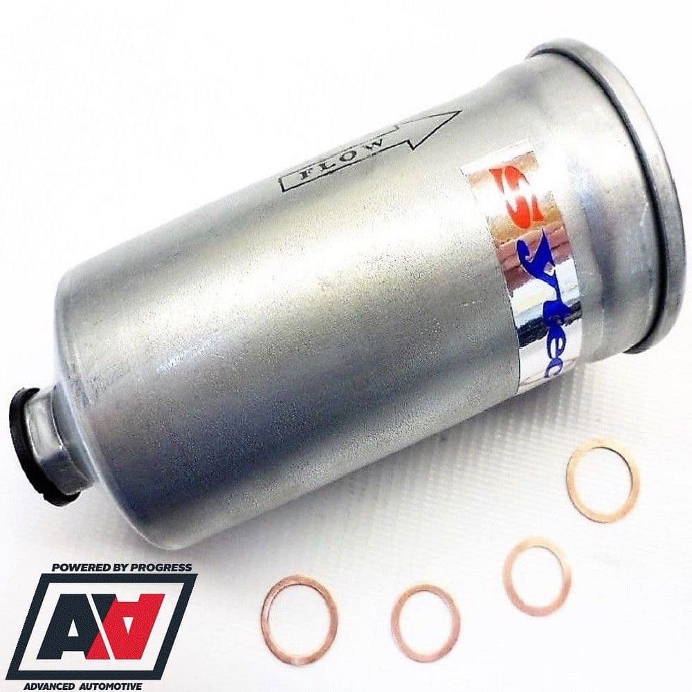 Sytec Motorsport Universal In Line Fuel Filter 14x1.5 In & 12x1.5 Out ...