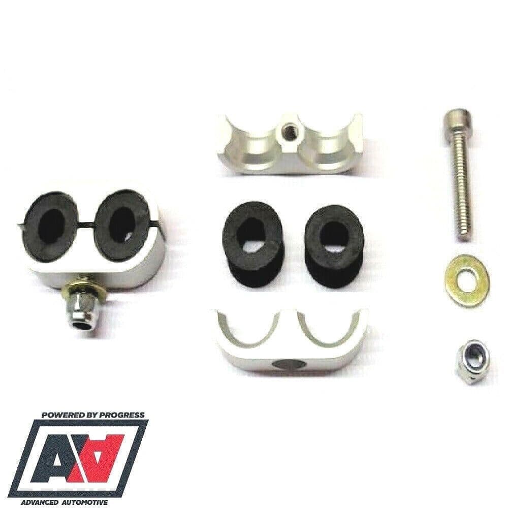 Webcon Billet Fuel Line Mounting Clamp Kit FK200 | Advanced Automotive