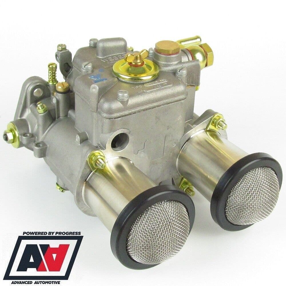 Weber 40 DCOE 40 IDF Carburettor Stainless Mesh Clip On Trumpet Air Filters | Advanced Automotive