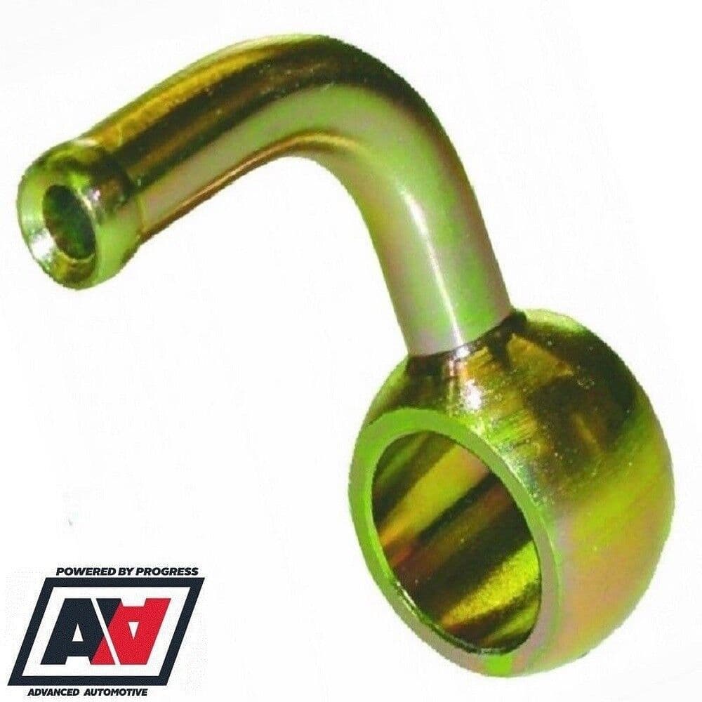 Weber DCOE Carburettor Fuel Pipe Hose Connector Banjo 90 Degree 8mm ...