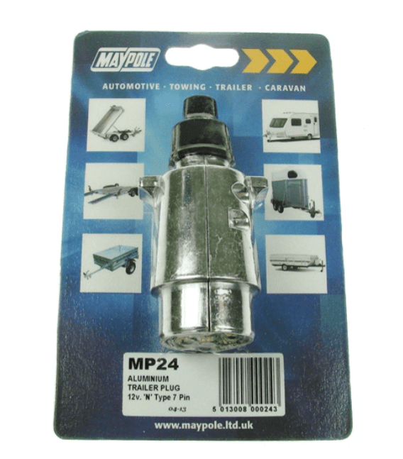 024 7 Pin 12N Aluminium Socket MP24