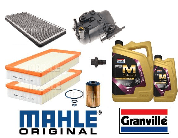 KIT142A Mahle Filter Kit with Oil Range Rover Velar 3 0 Diesel