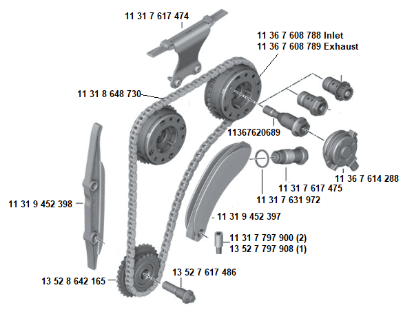 Timing Chain - Upper