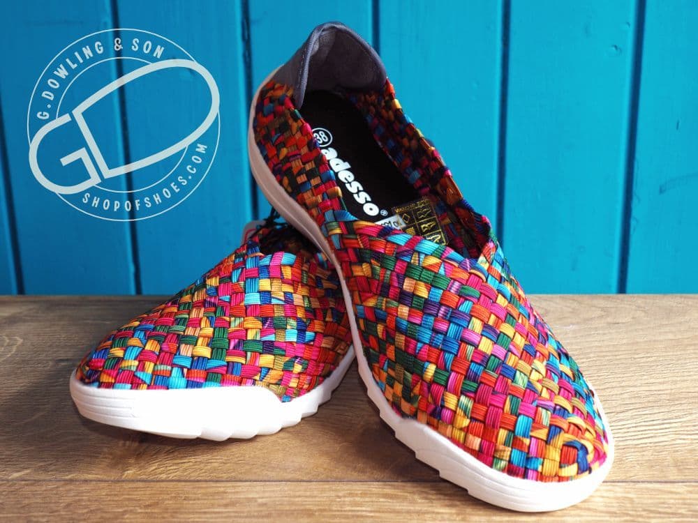 Adesso all elastic upper amazingly light summer black shoe. Available ...