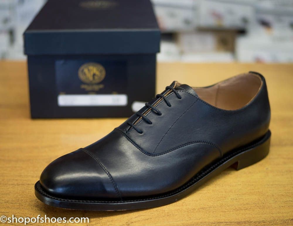 NPS English made calf leather Oxfords with leather goodyear welted ...