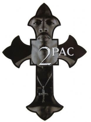 2Pac - Cross Sticker