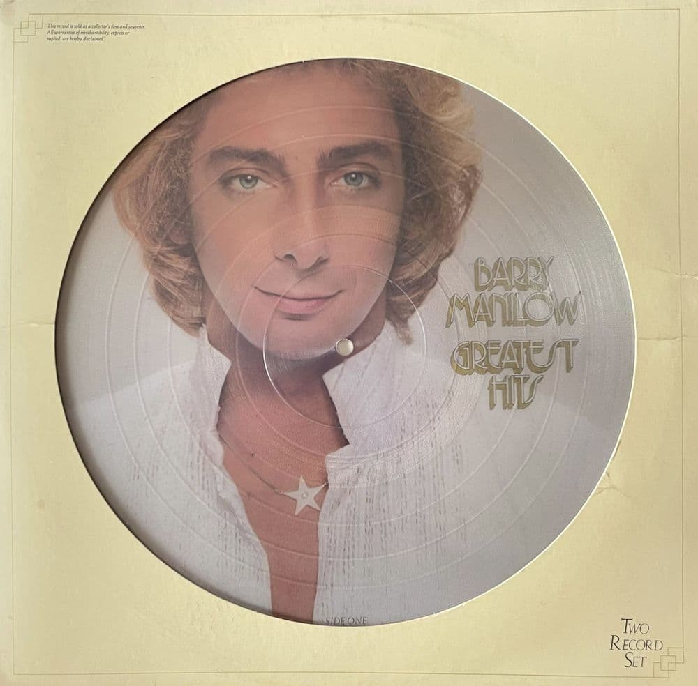 Barry Manilow - Greatest Hits LP Picture Disc EX-/G-VG