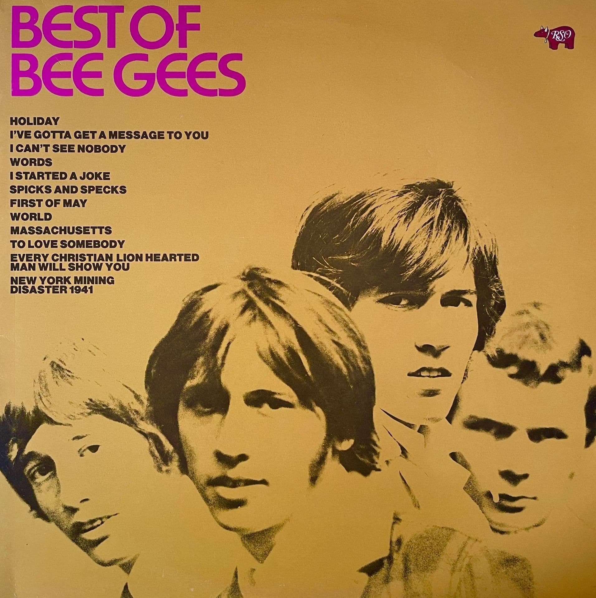 Bee Gees - Best Of Bee Gees LP EX-/VG