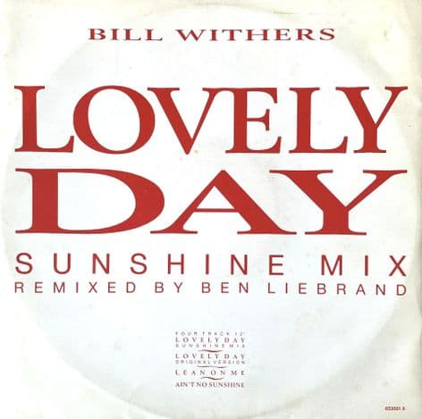 Bill Withers - Lovely Day Sunshine Mix 12" VG-/VG-