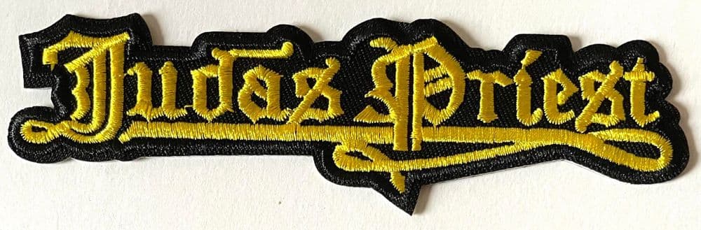 Black/Yellow Judas Priest Iron-On/Sew On Patch pa326