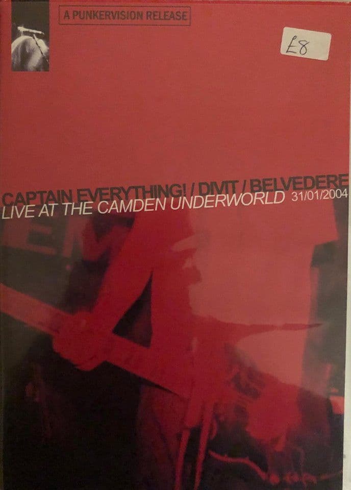 Captain Everything /Divit/Belvedere - Live At The Camden Underworld DVD