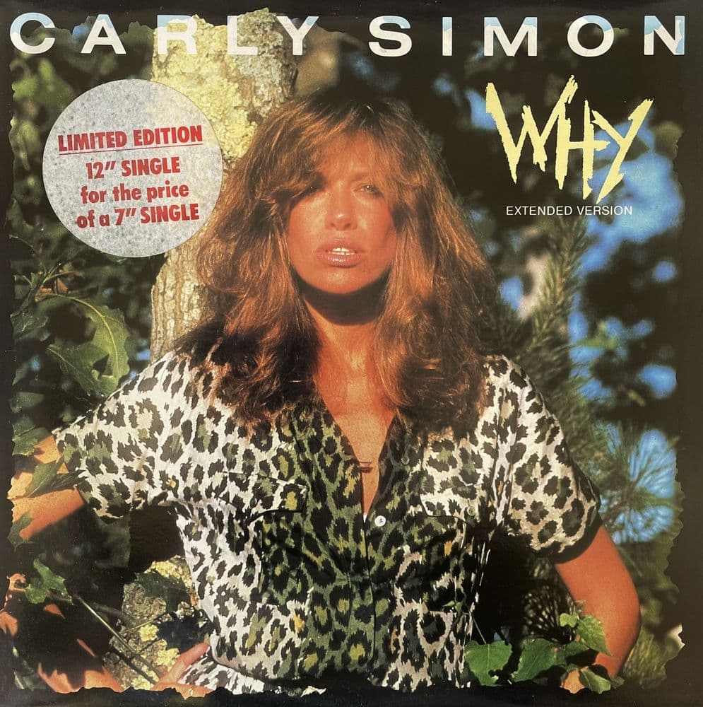 Carly Simon - Why 12" VG-EX/VG