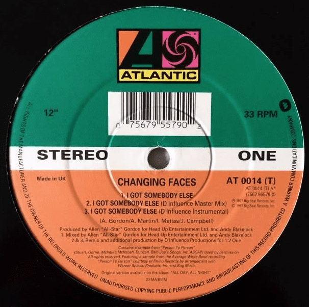 Changing Faces - I Got Somebody Else 12" VG/NM