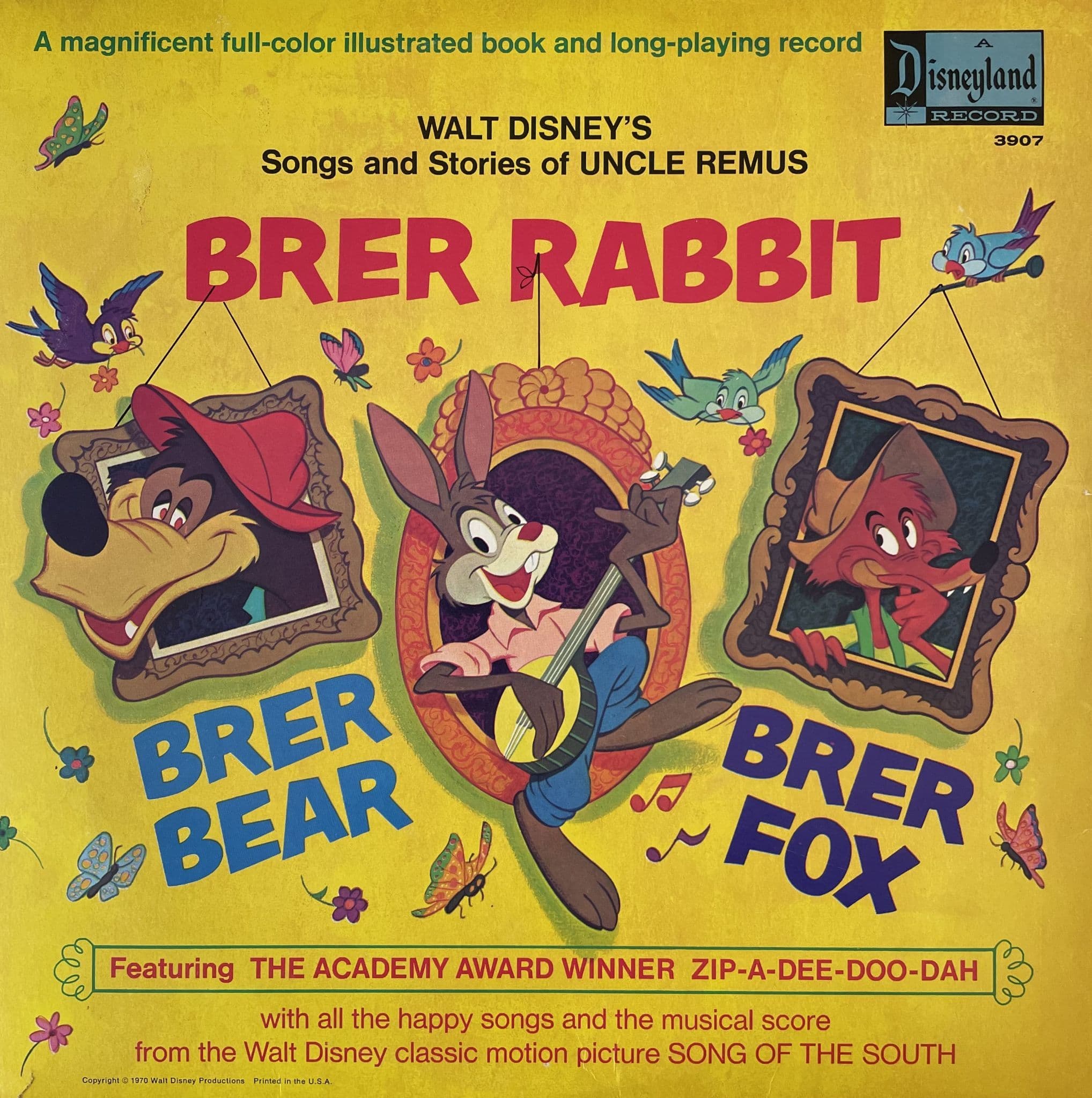 Dal McKennon/James Baskett - Songs And Stories Of Uncle Remus LP G-VG/VG-