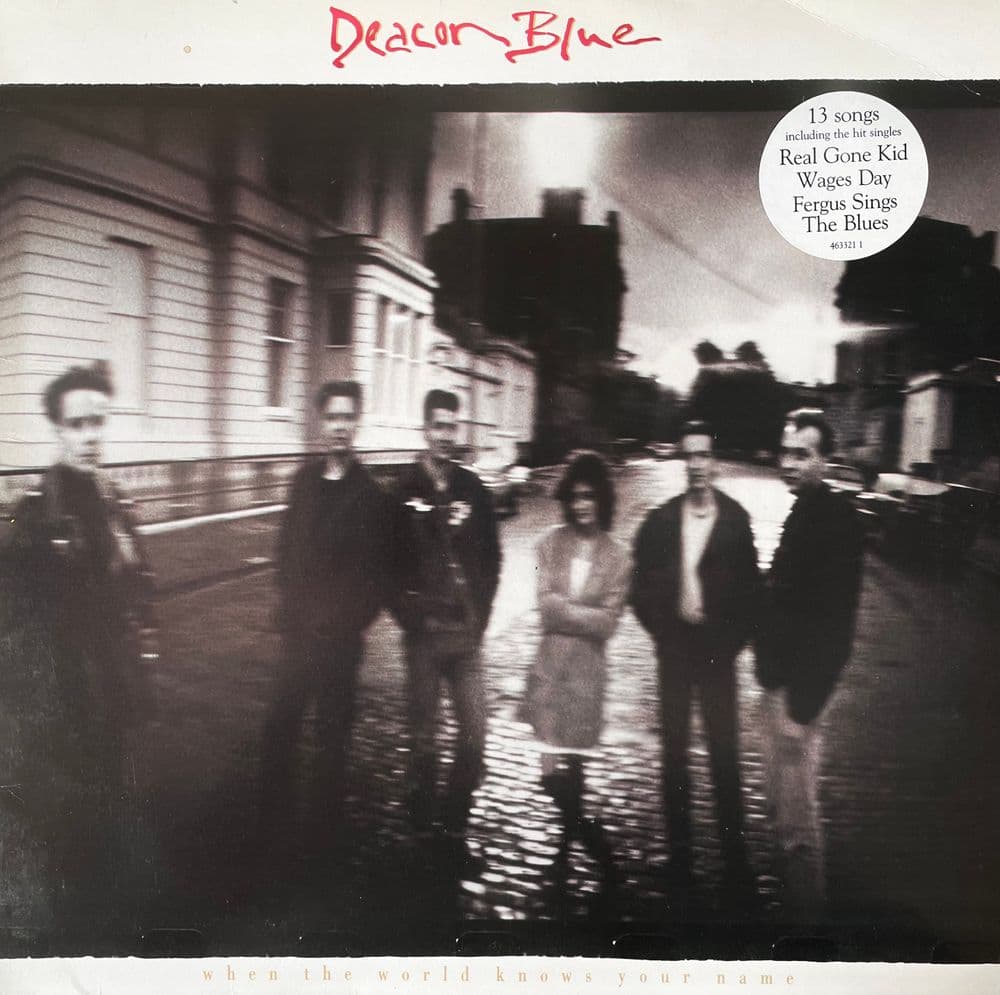 Deacon Blue - When The World Knows Your Name LP G-VG/G-VG