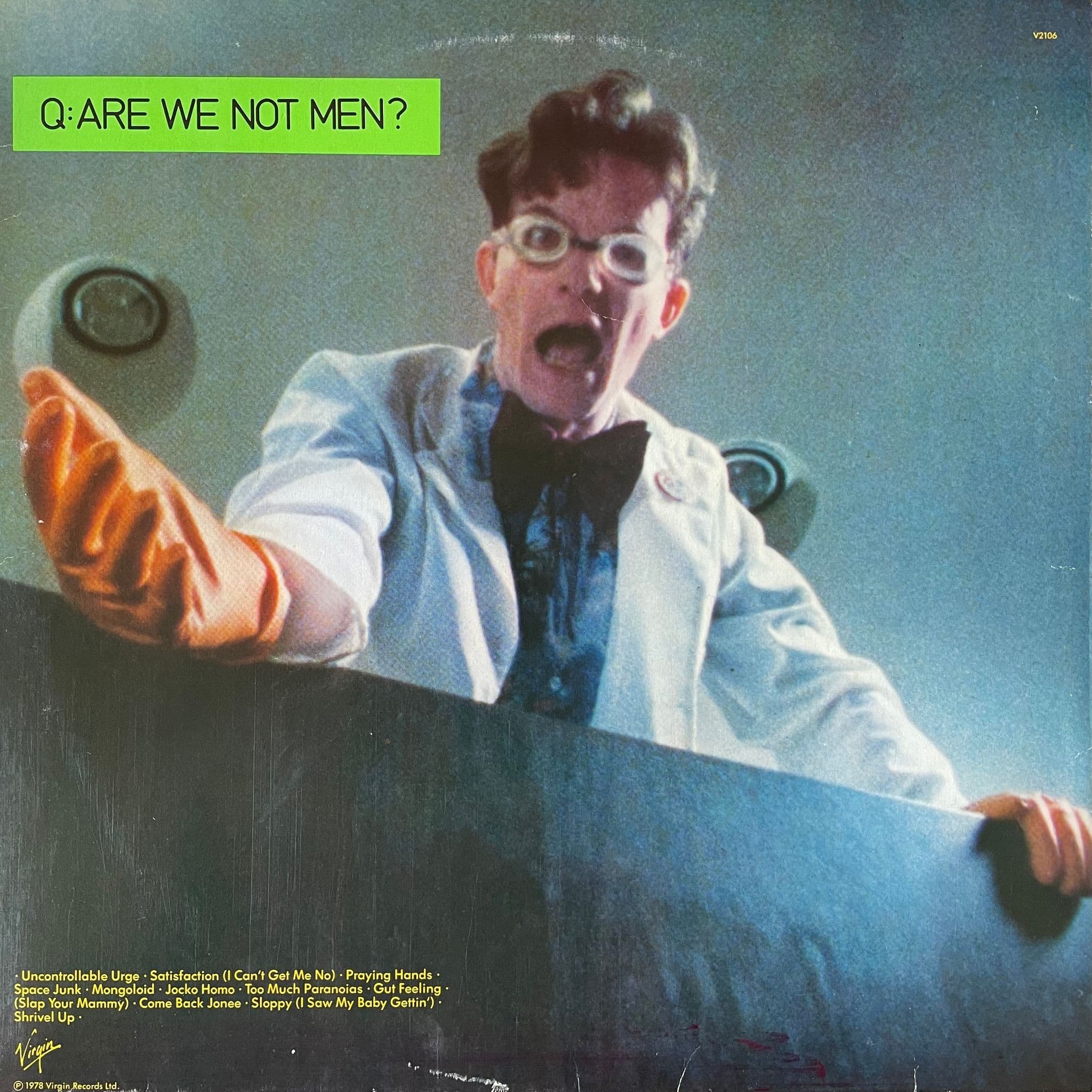 Devo - Q Are We Not Men A We Are Devo LP Red Vinyl VG/G