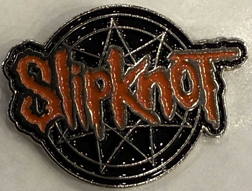 Enamel Pin Badge Slipknot Pentagram Logo New EPB77