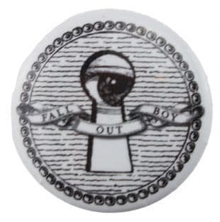 Fall Out Boy - Keyhole Logo 25mm Button Badge