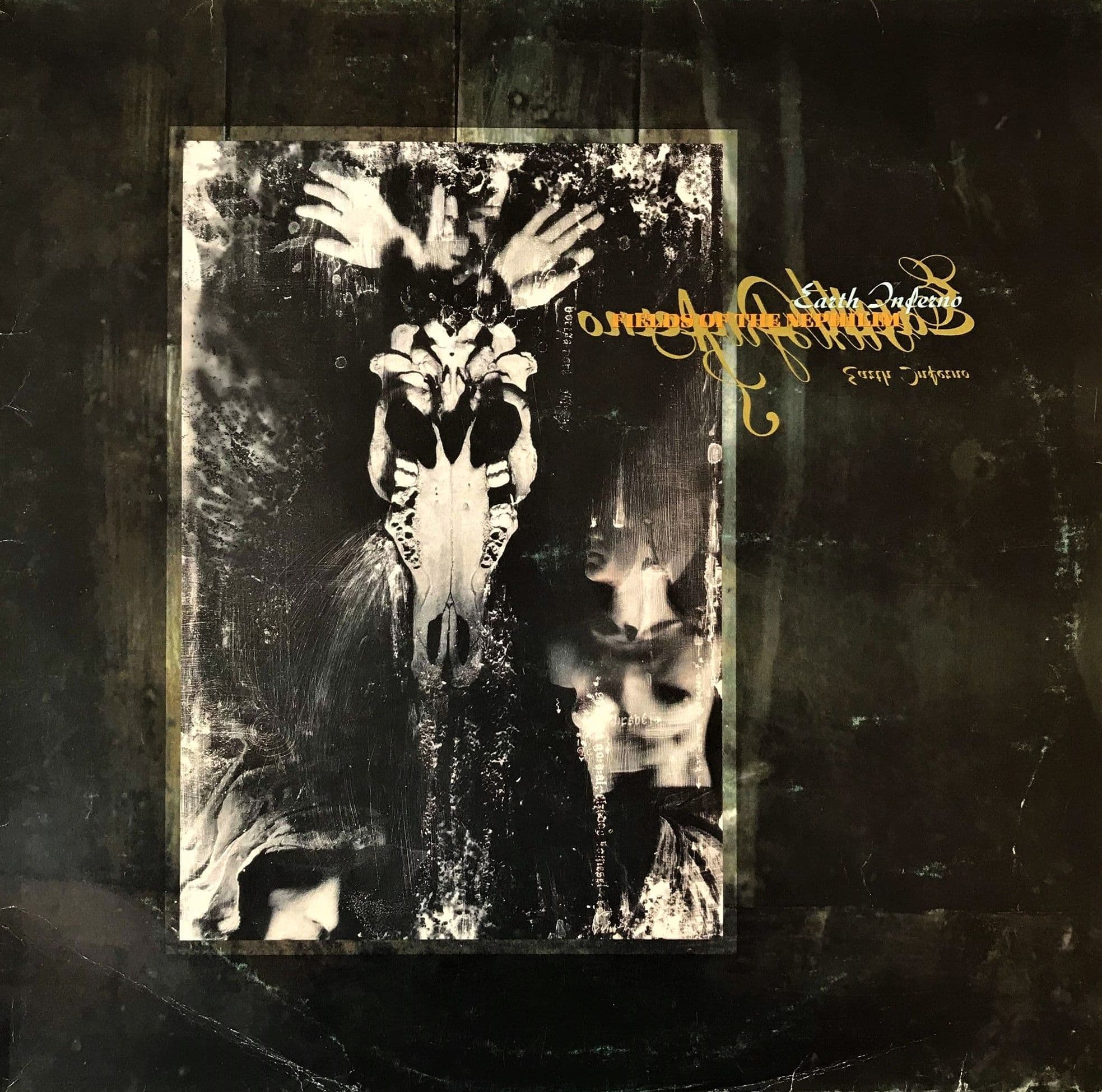 Fields Of The Nephilim - Earth Inferno LP G-VG/G