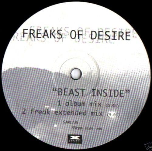 Freaks Of Desire - Beast Inside 12" Promo VG/G-