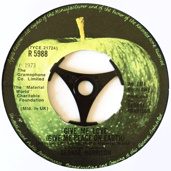 George Harrison - Give Me Love Give Me Peace On Earth 7" G/NM 1