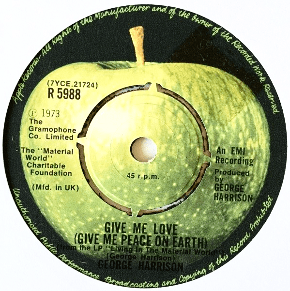 George Harrison - Give Me Love Give Me Peace On Earth 7" G/NM 2