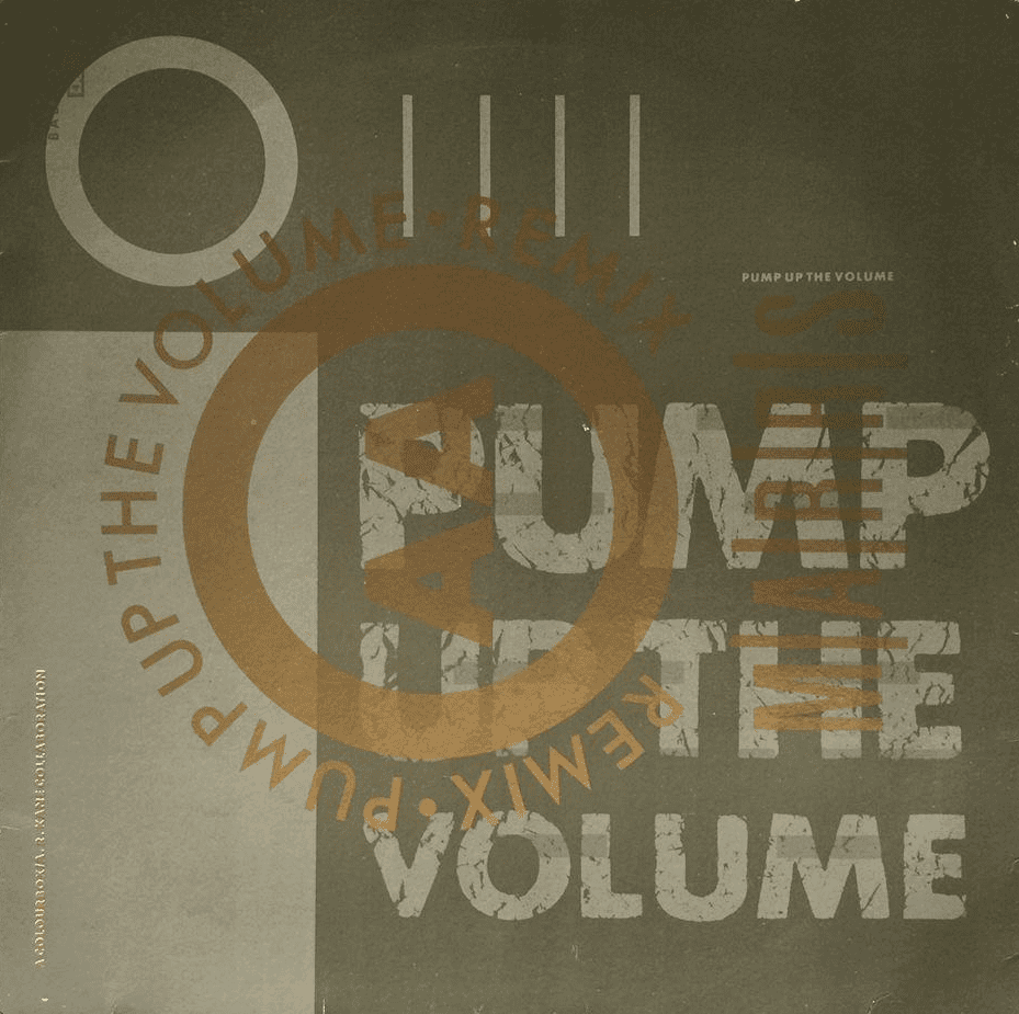 M/A/R/R/S - Pump Up The Volume Remix 12" G-/VG