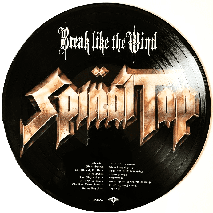 Spinal Tap - Break Like The Wind LP Picture Disc VG /VG
