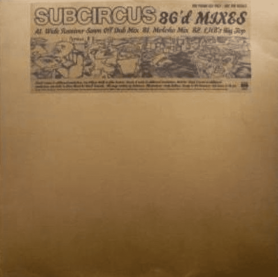Subcircus - 86 d Mixes 12" Promo NM/EX