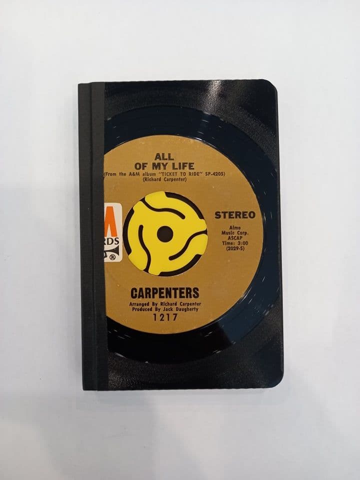 Vinyl Record Small Notebook Carpenters
