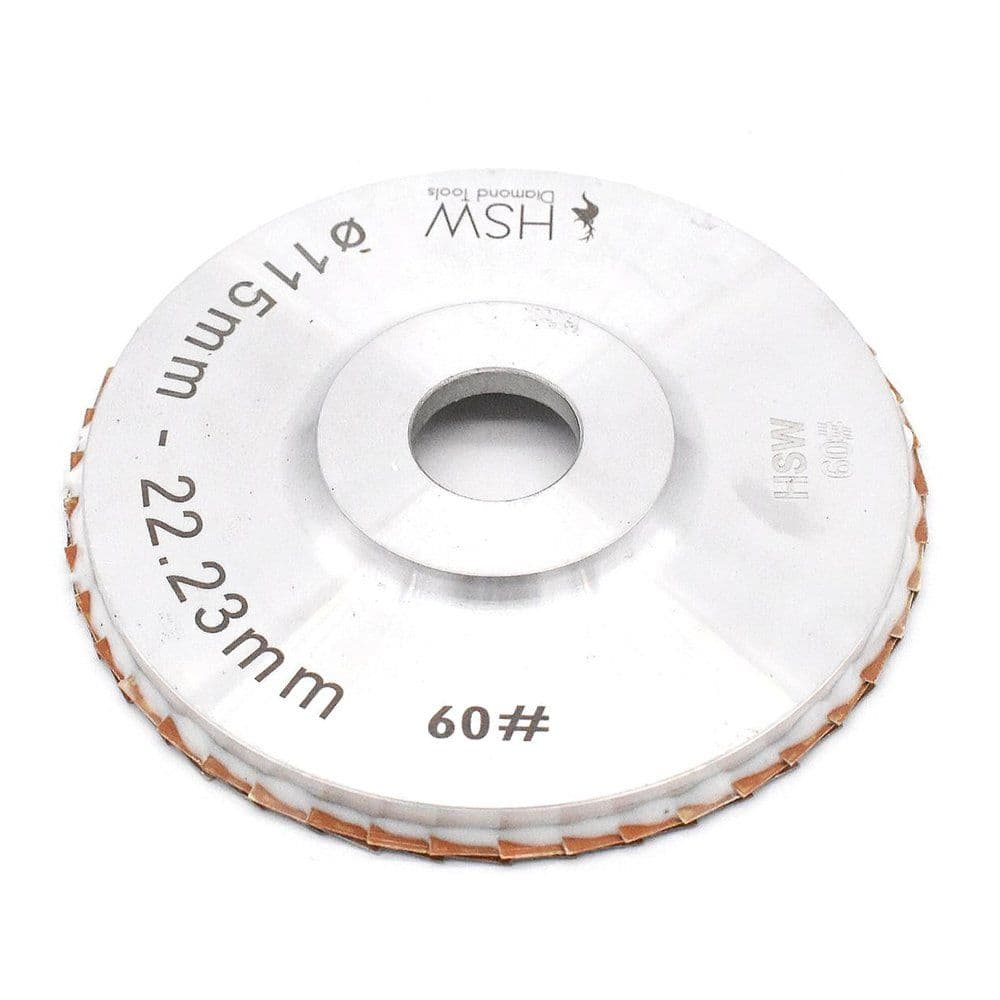 Aluminium Backed Electroplated Diamond Flap Discs - 22 23mm