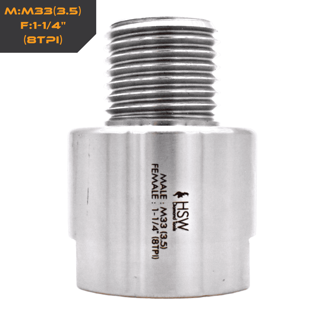 Female 1-1/4" 8TPI - Lathe Thread Adaptors