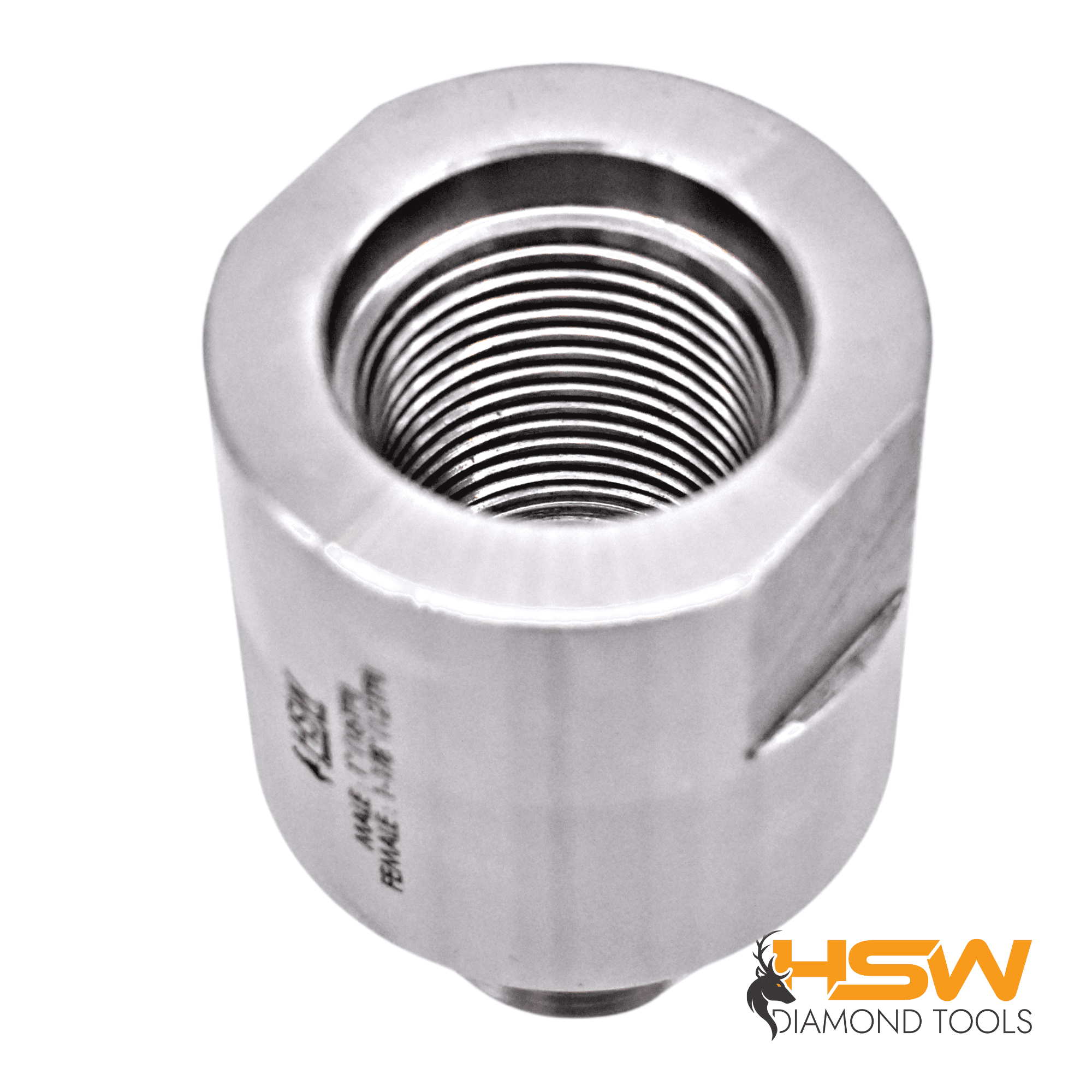 Female 1-1/8" 12TPI - Lathe Thread Adaptors