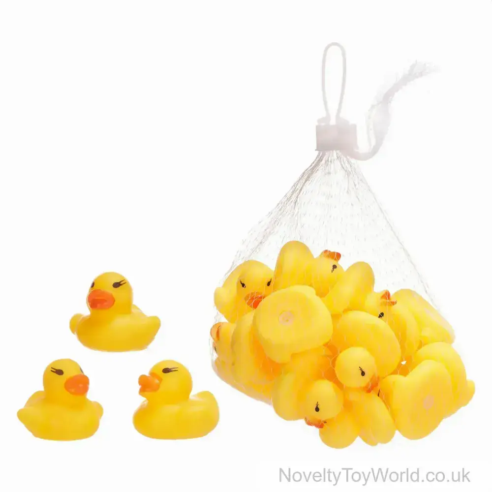 20 Mini Yellow Rubber Ducks (3cm) - Priced Per Bag of 20 | Wholesale ...