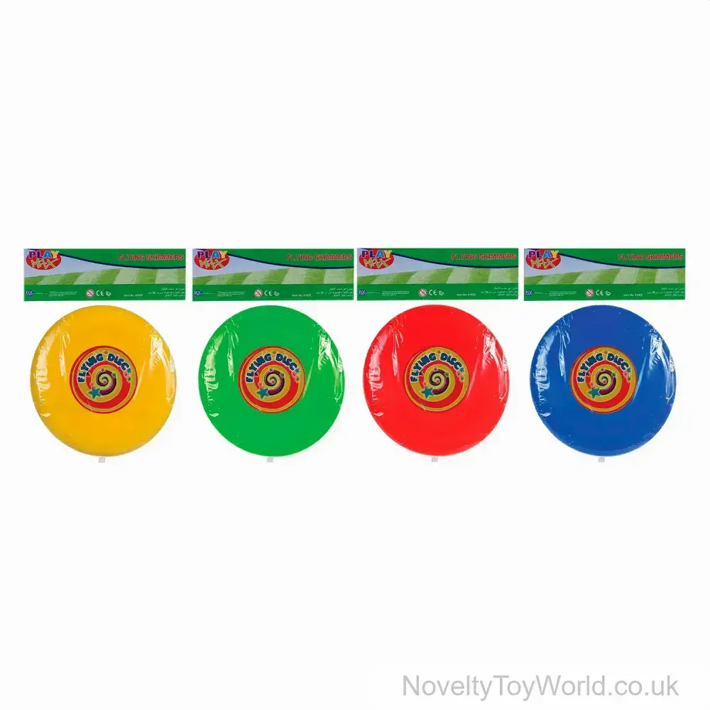 Bulk Buy | 8.5 Inch Flying Skimmer Frisbee - Assorted Colours